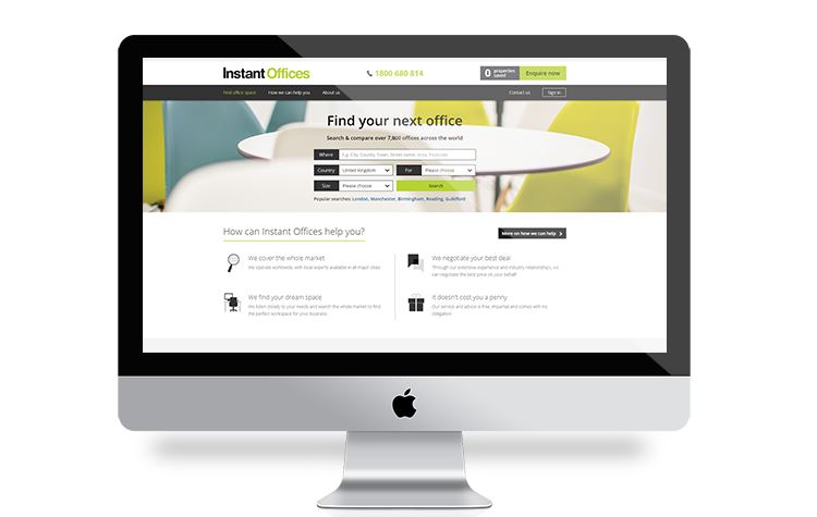 Instant Launches New Website - Instant Offices Blog