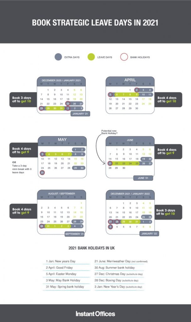 Improve Work-Life Balance with Strategic Leave Days in 2021 - Instant ...